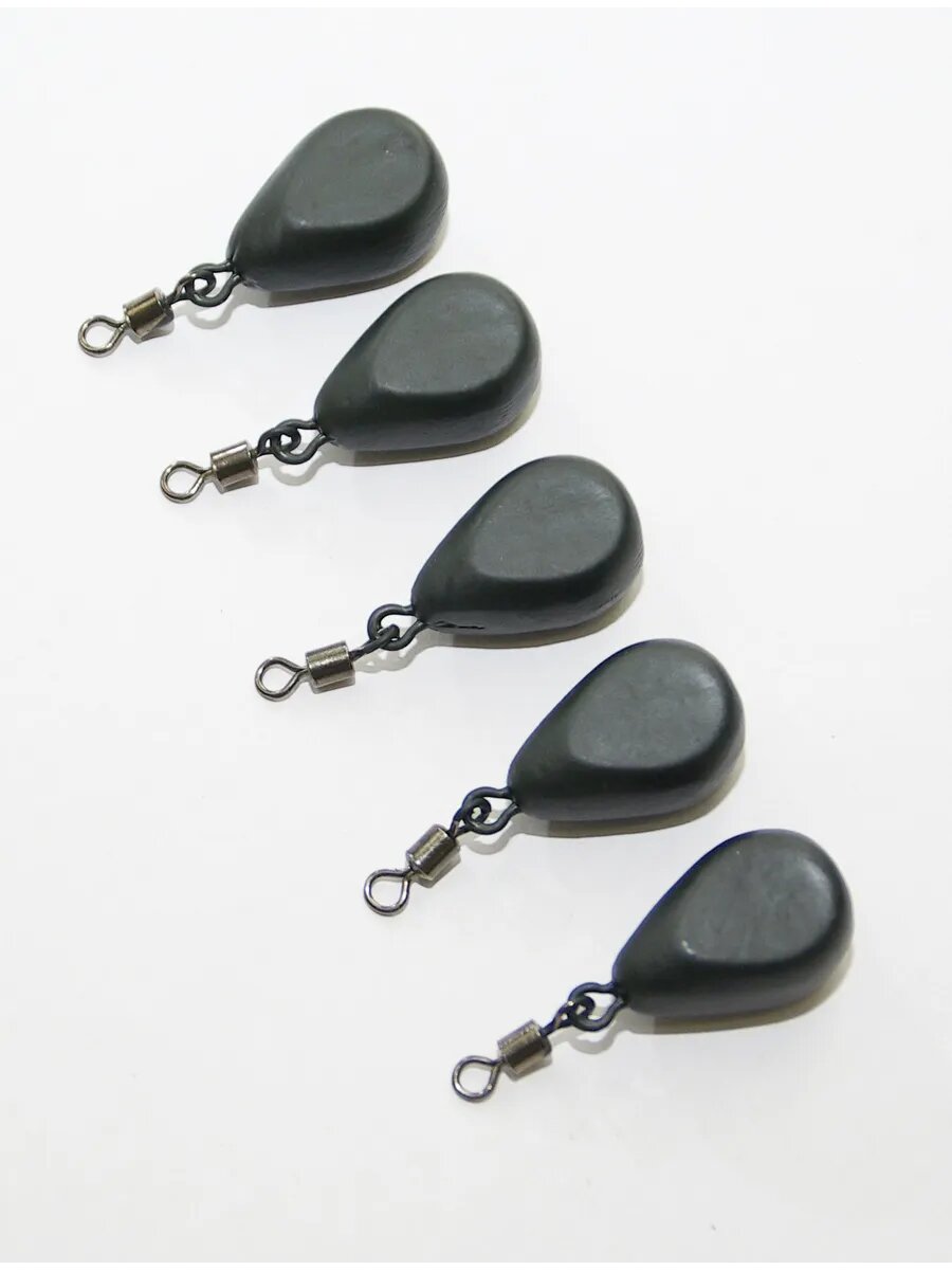 Груз карповый (Плоская Груша)FLAT PEAR 30g 5 шт в уп.