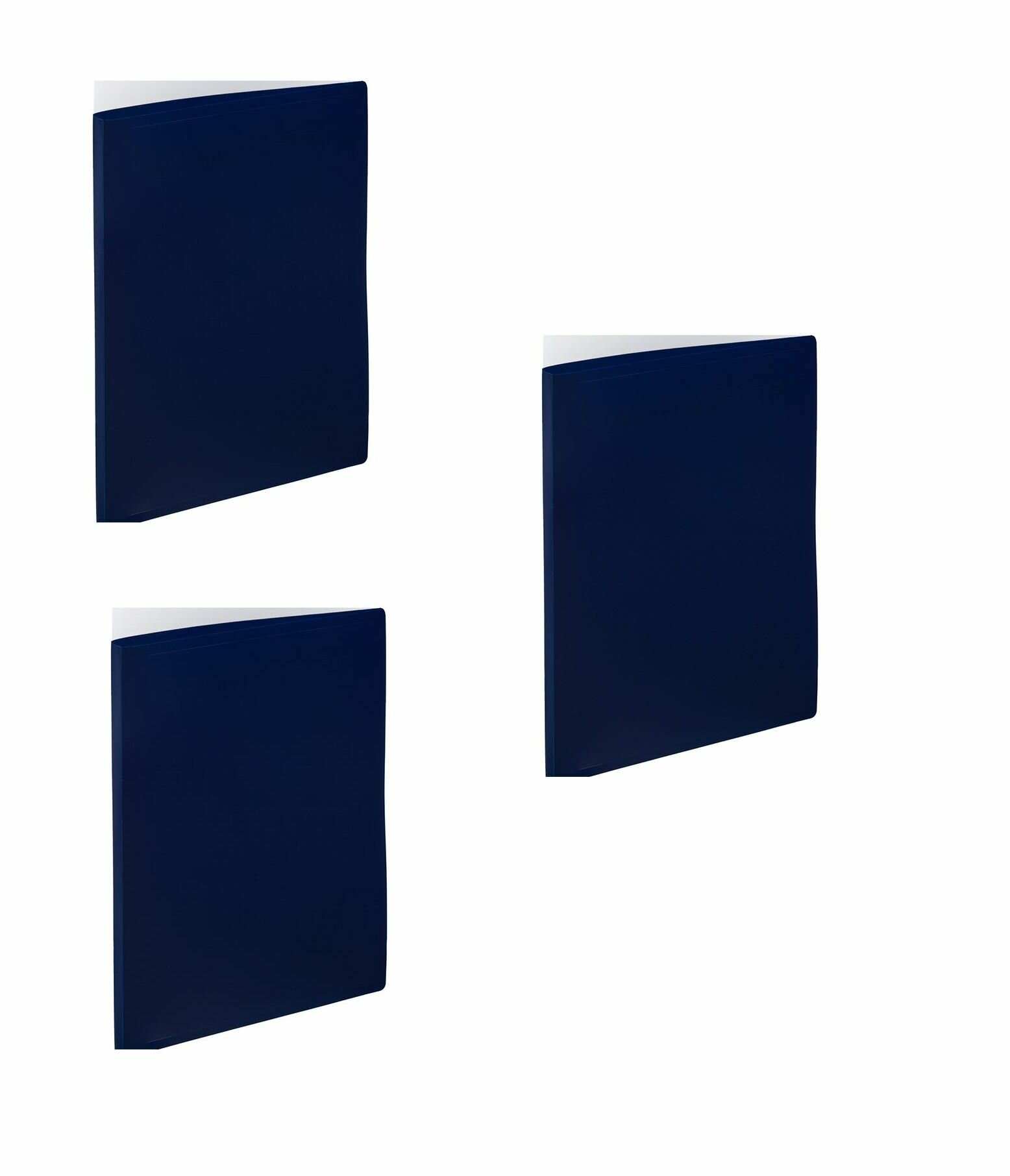 Attache Папка с зажимом Economy,-E синий, 3 уп