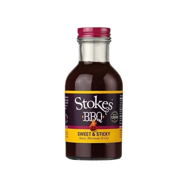 Соус Stokes "BBQ Sweet & Sticky" томатный со вкусом кленового сиропа и хрена 325г