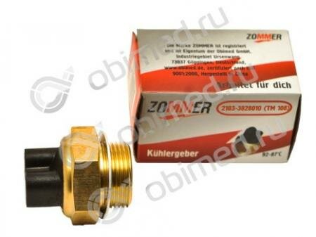 Датчик включения вентилятора (температуры) ТМ-108 (92-87С) 3110, 2101-07, 21033808800 ZOMMER 2103-3808800
