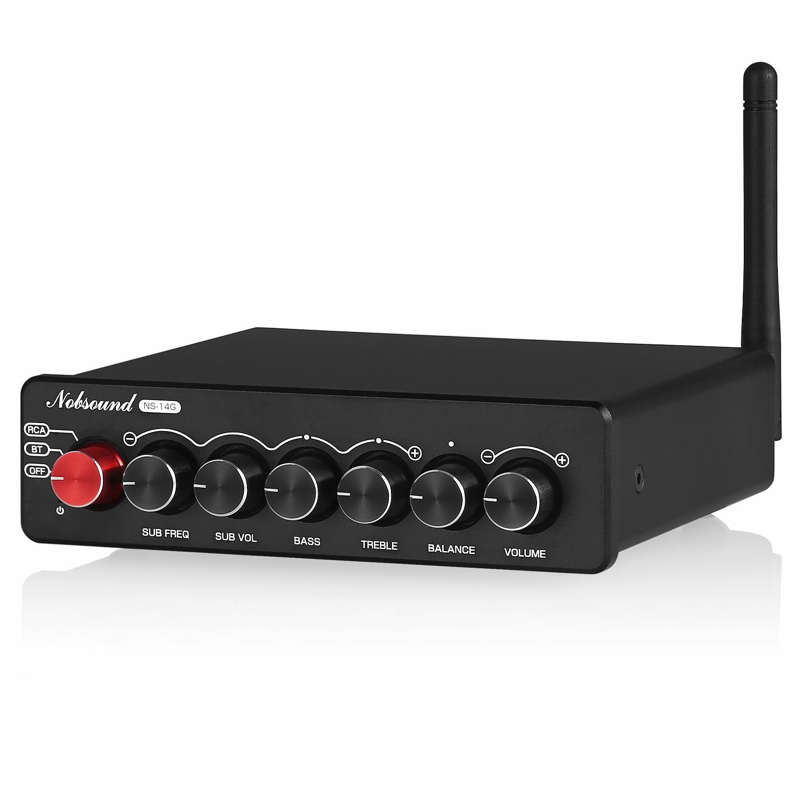 Douk Audio NS-14G Bluetooth HiFi 2,1-канальный усилитель мощности TPA3116 Стерео цифровой сабвуфер Аудиоусилитель 50 Вт * 2 + 100 Вт