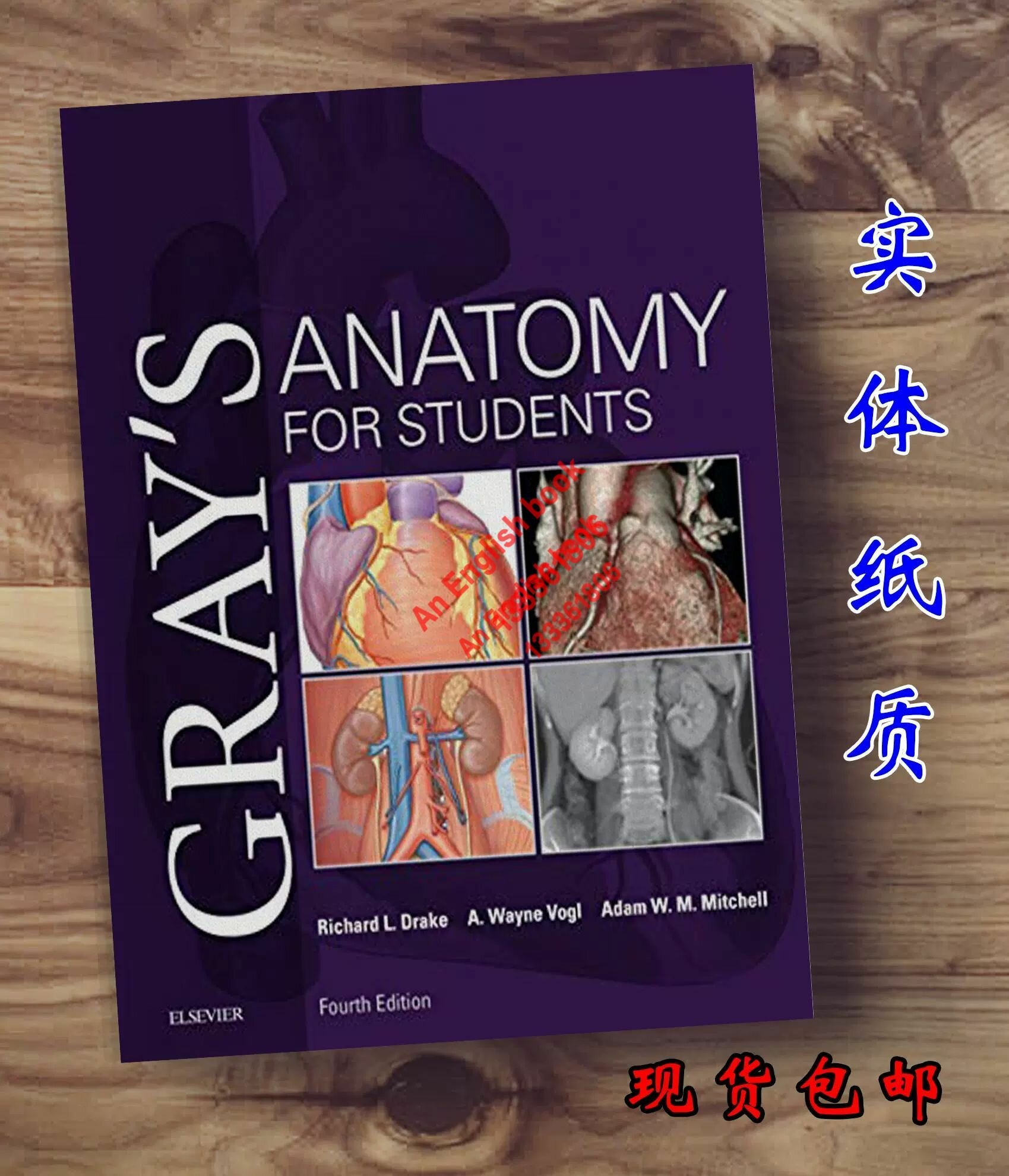 Gray's Anatomy for Students 4th Edition Colored English Book Reprinted books