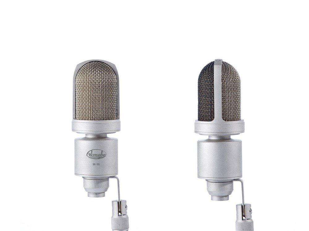 Октава 1050221 МК-105-Н-С-ФДМ Микрофон конденсаторный, никель, стереопара