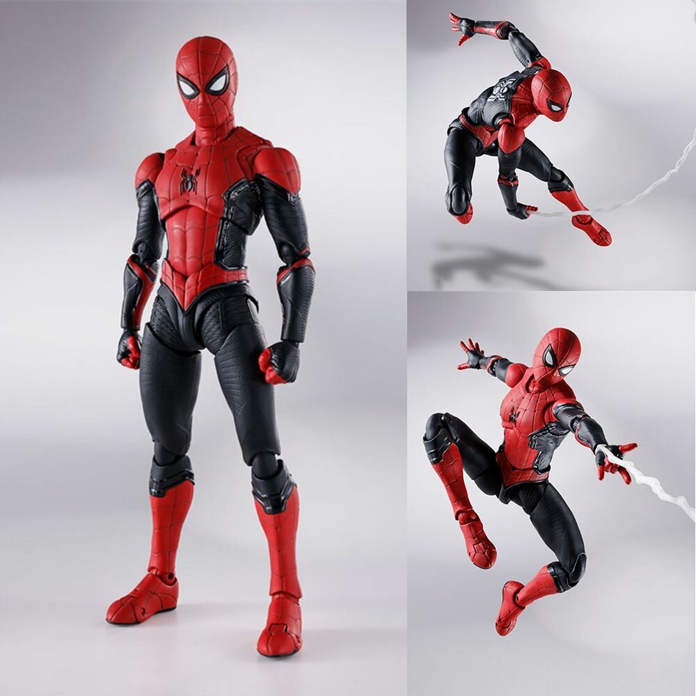 Фигурка Человека-паука Marvel SPIDER-MAN Улучшенный костюм Нет пути домой 15 см