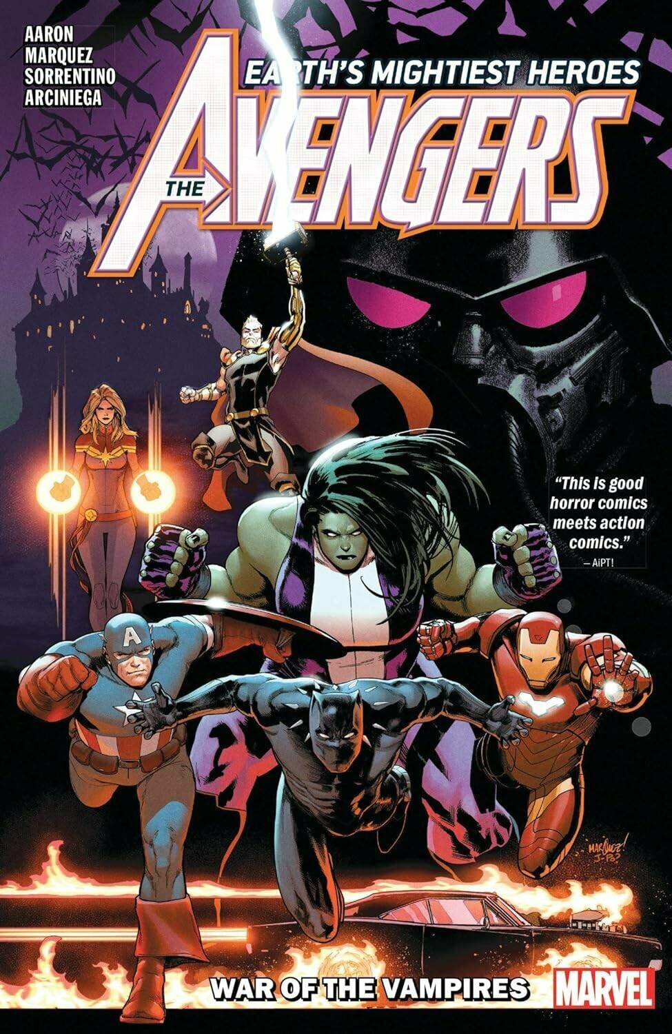 Jason Aaron. Avengers. Vol. 3: War of the Vampires (Jason Aaron) Мстители. Том 3: Война вампиров (Джейсон Аарон) / Книги на английском языке