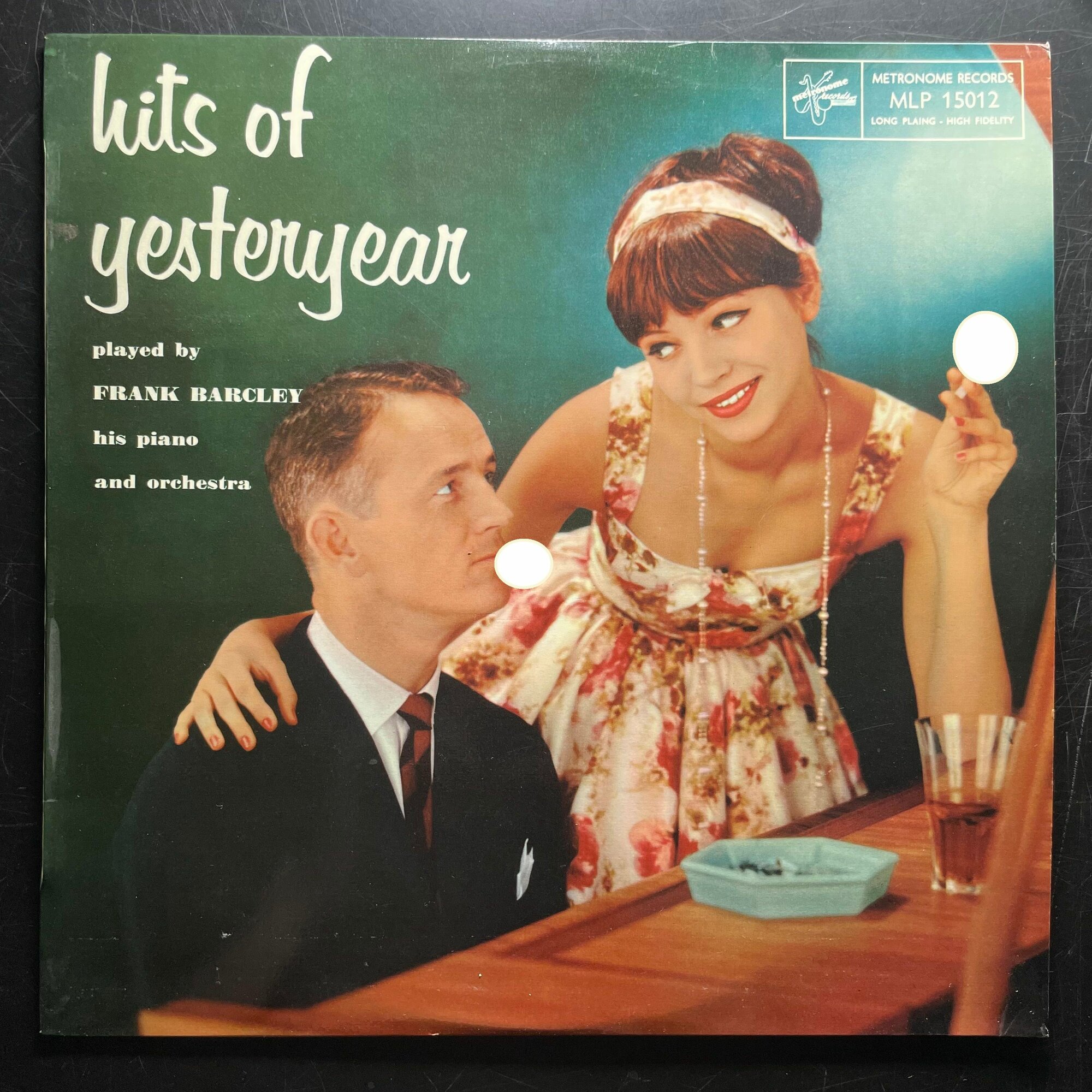 Виниловая пластинка Frank Barcley And His Orchestra Hits Of Yesteryear (Дания 1958г.)