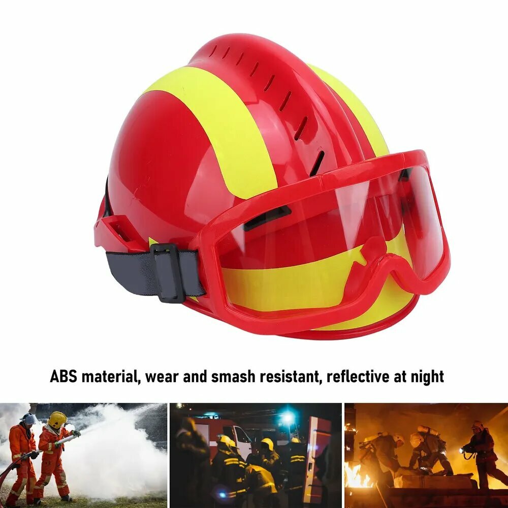 Шлем спасателя "F2", каска строительная, защитная, красная, вентиляция