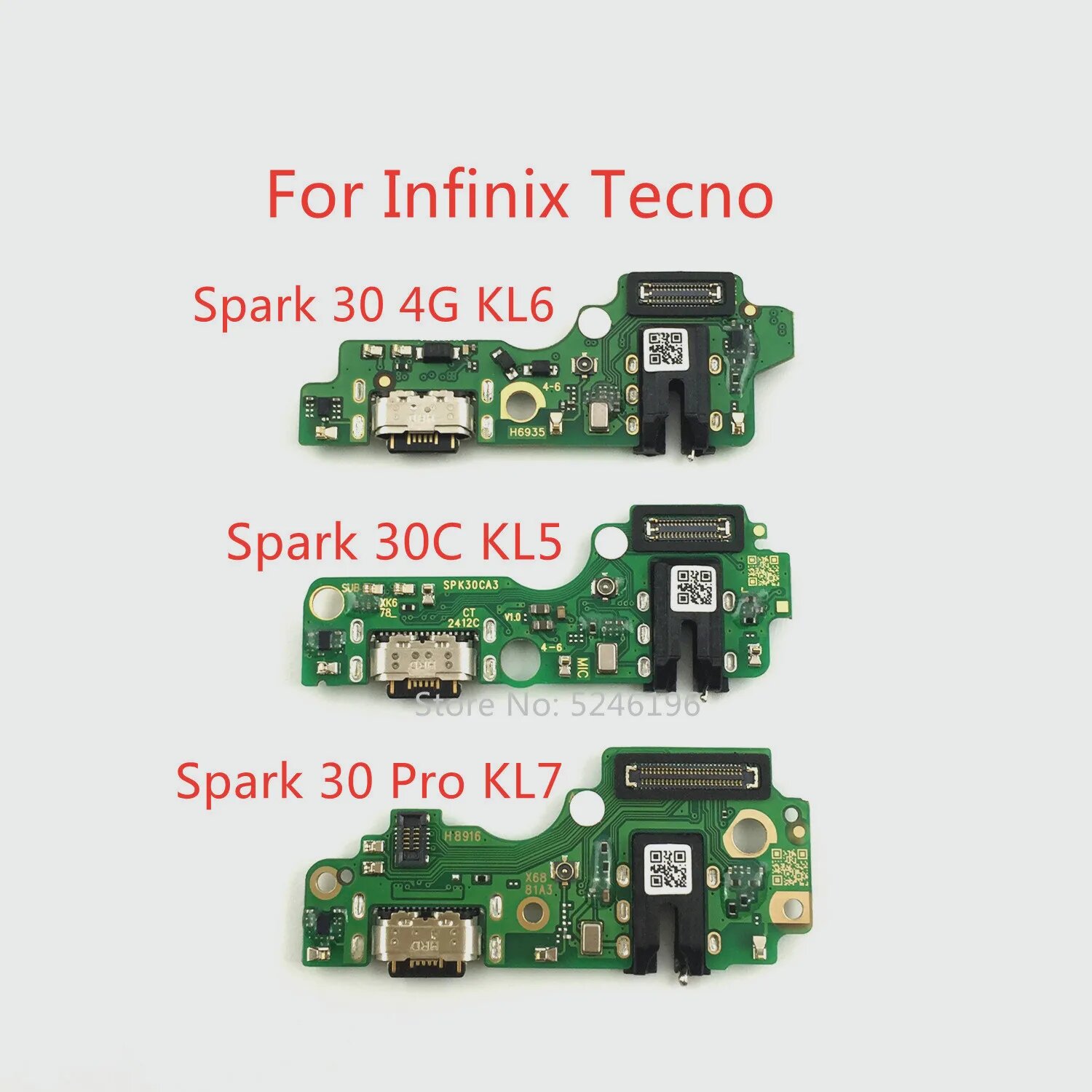 Кабель зарядки для Infinix Tecno Spark 30 4G KL6