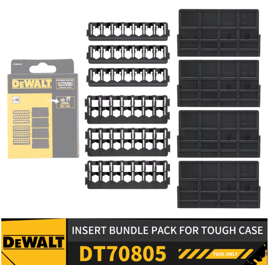Набор Dewalt DT70805-QZ, держатели бит и перегородки, черные