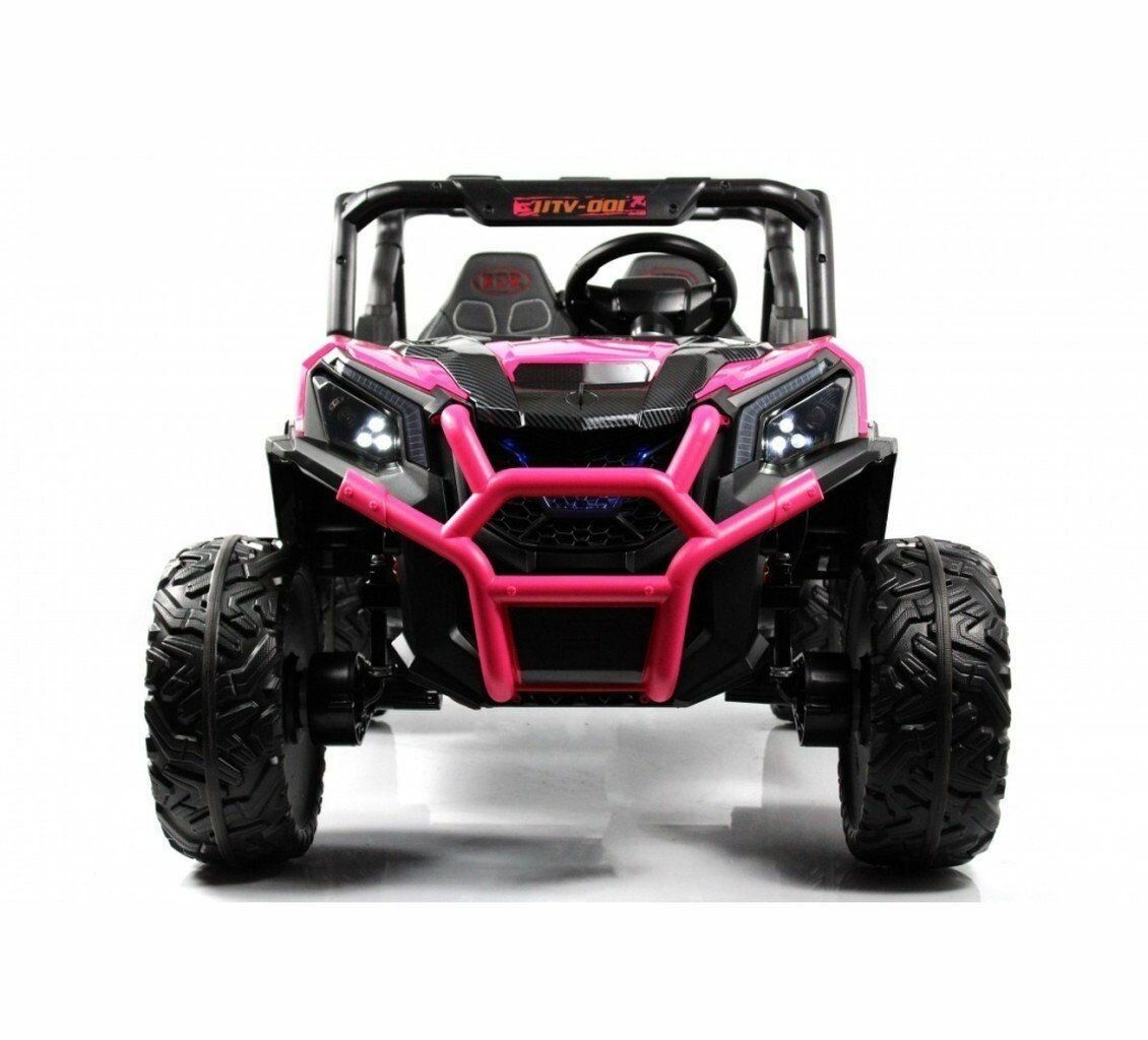 Электромобиль Baby Buggy BBH-027, детский, двухместный, розовый