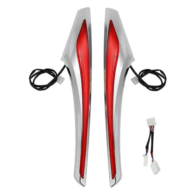 Сиденье для мотоцикла Accent своего бренда, красная светодиодная лампа для Honda Красный, Chrome Red