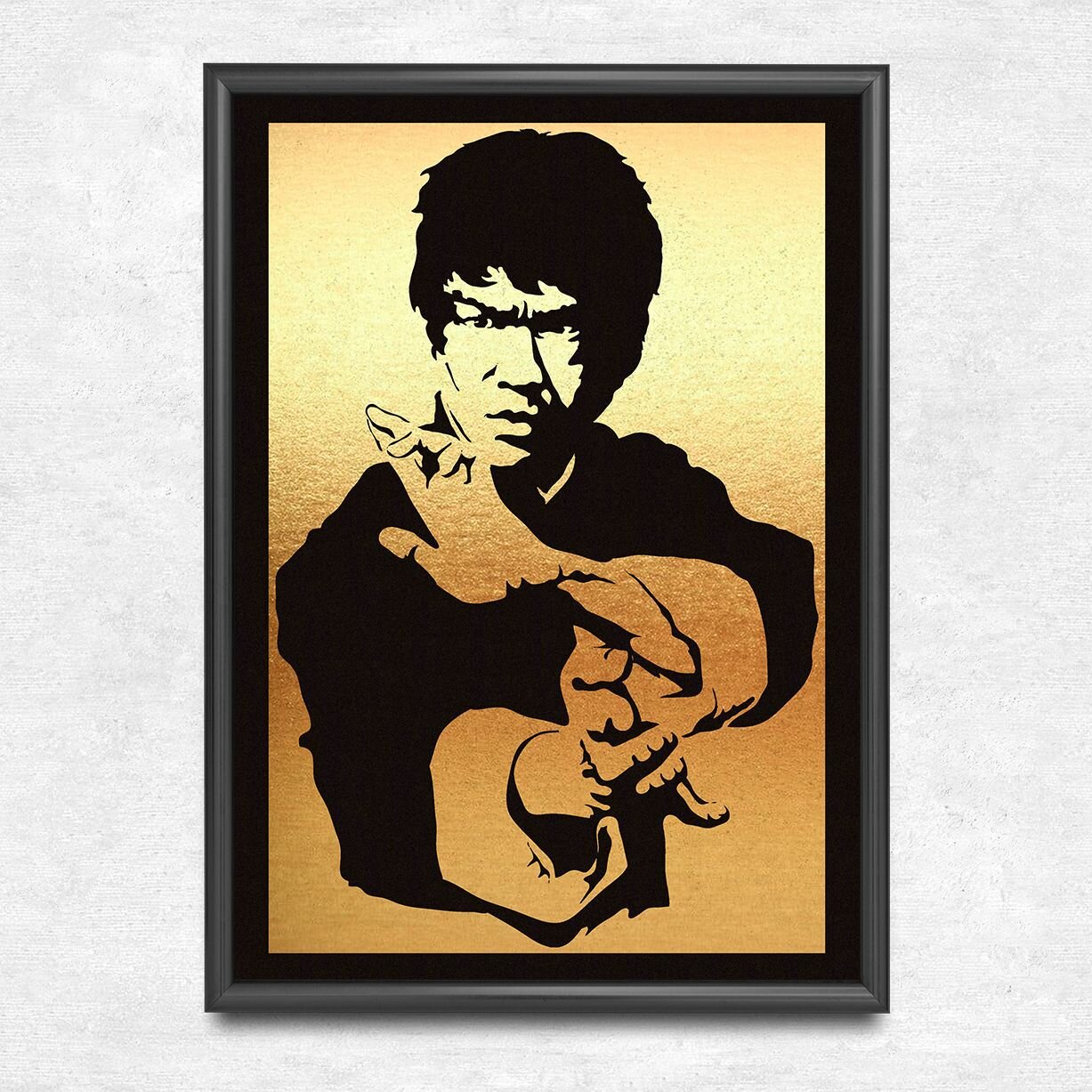 Постер Брюс Ли / плакат Bruce Lee Декор квартиры, дома, офиса, комнаты