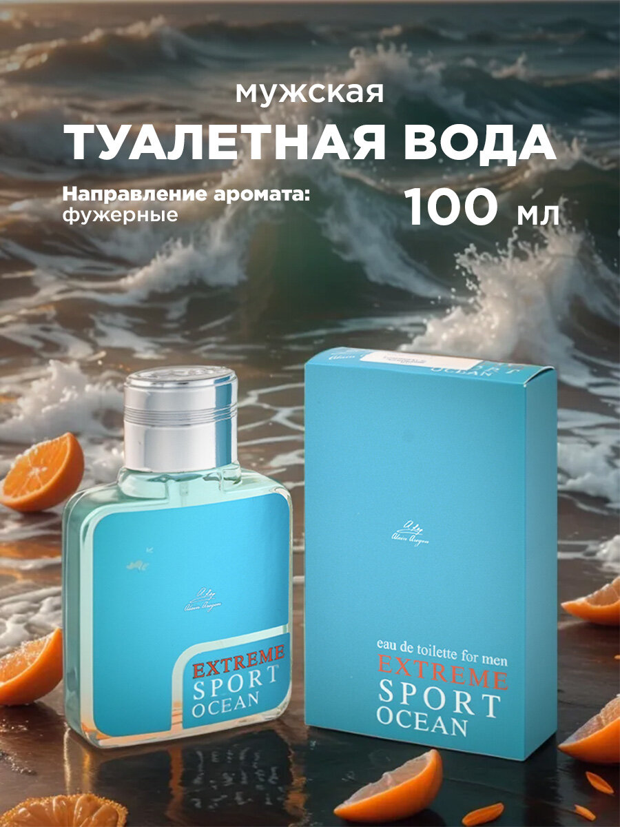 Туалетная вода Alain Aregon мужская Extreme Sport Ocean 100мл