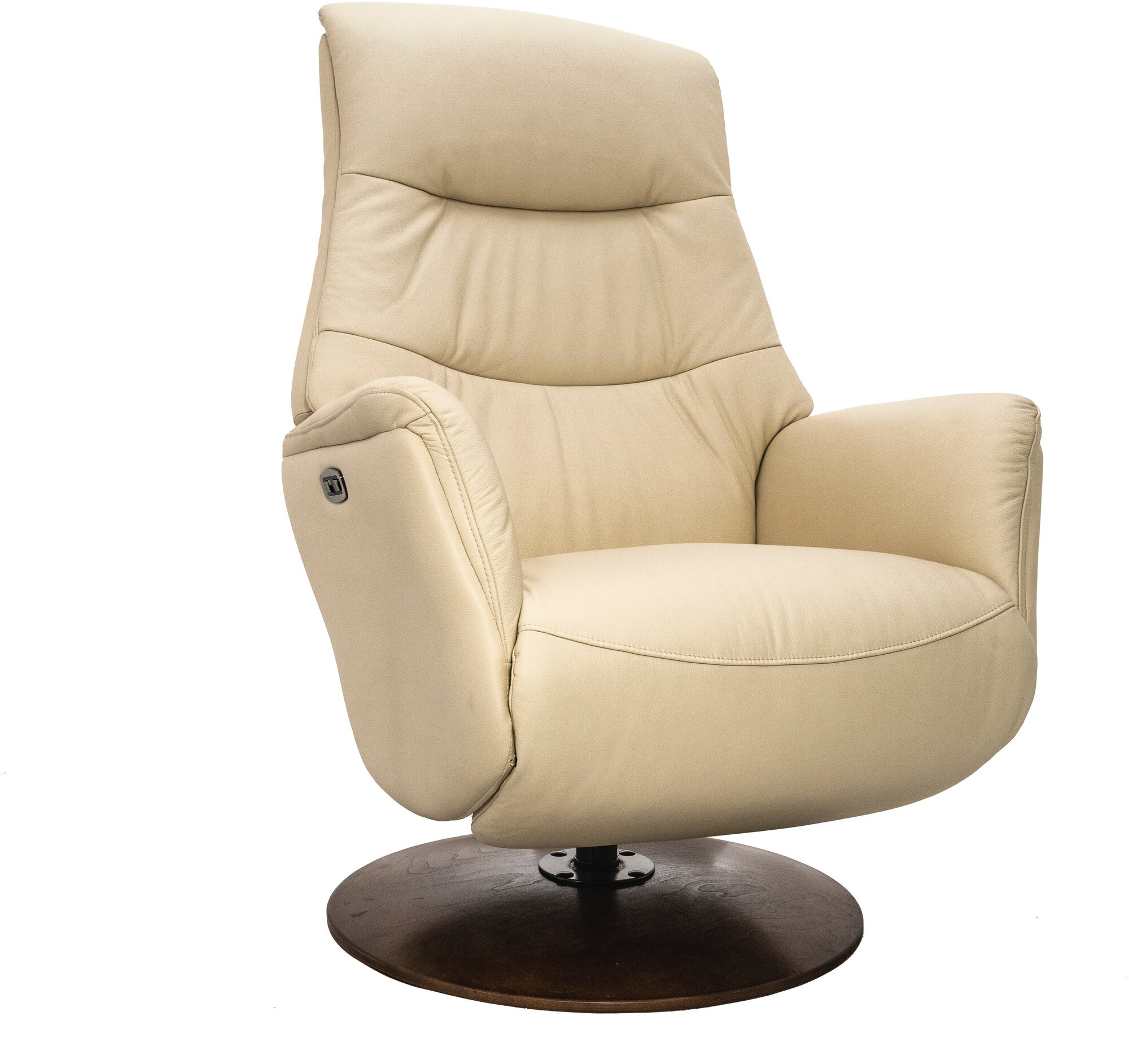 Кресло электрореклайнер FALTO Zero (2 мотора, zero, натуральная кожа, бежевый)