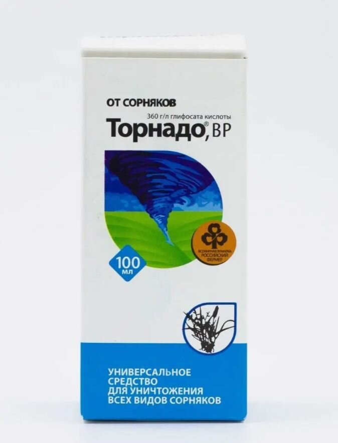 Средство от сорняков Торнадо 100 мл, 1 шт