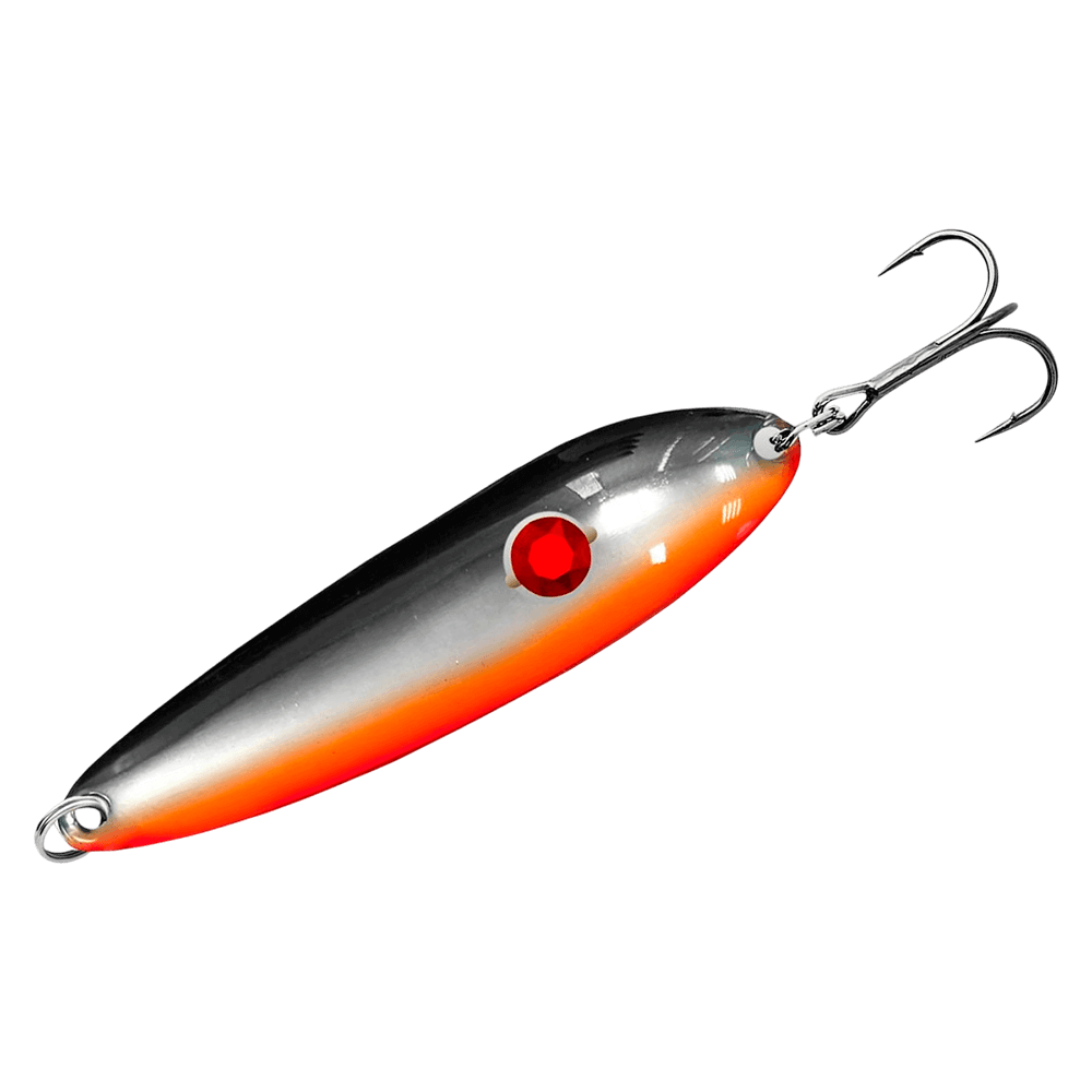 Блесна колеблющаяся Sprut Pluto Spoon цв. SBK - размер 9 см