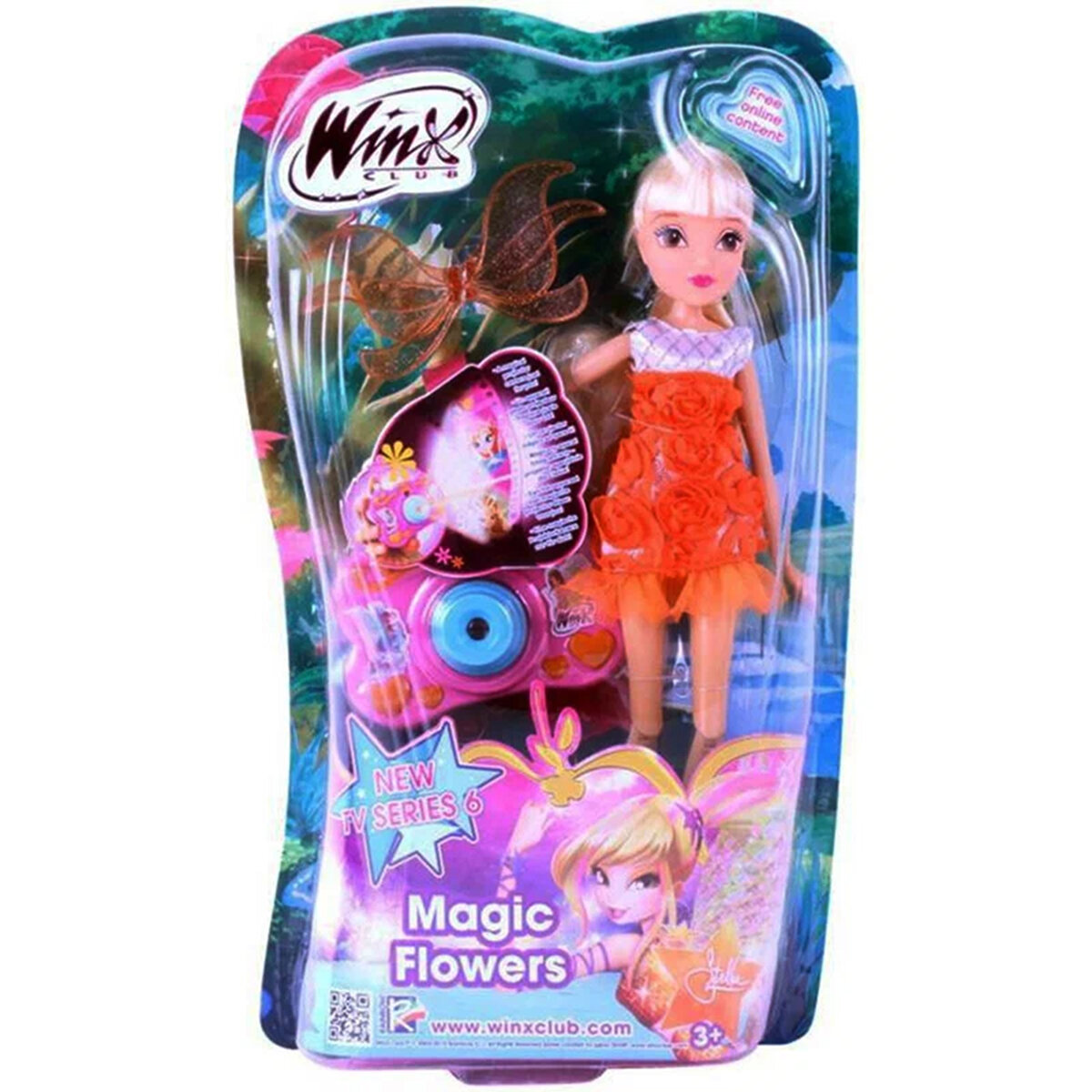 Witty Toys WINX CLUB Magic Flowers / ННабор игрушек из коллекции модных кукол, подарок на день рождения, С аксессуарами