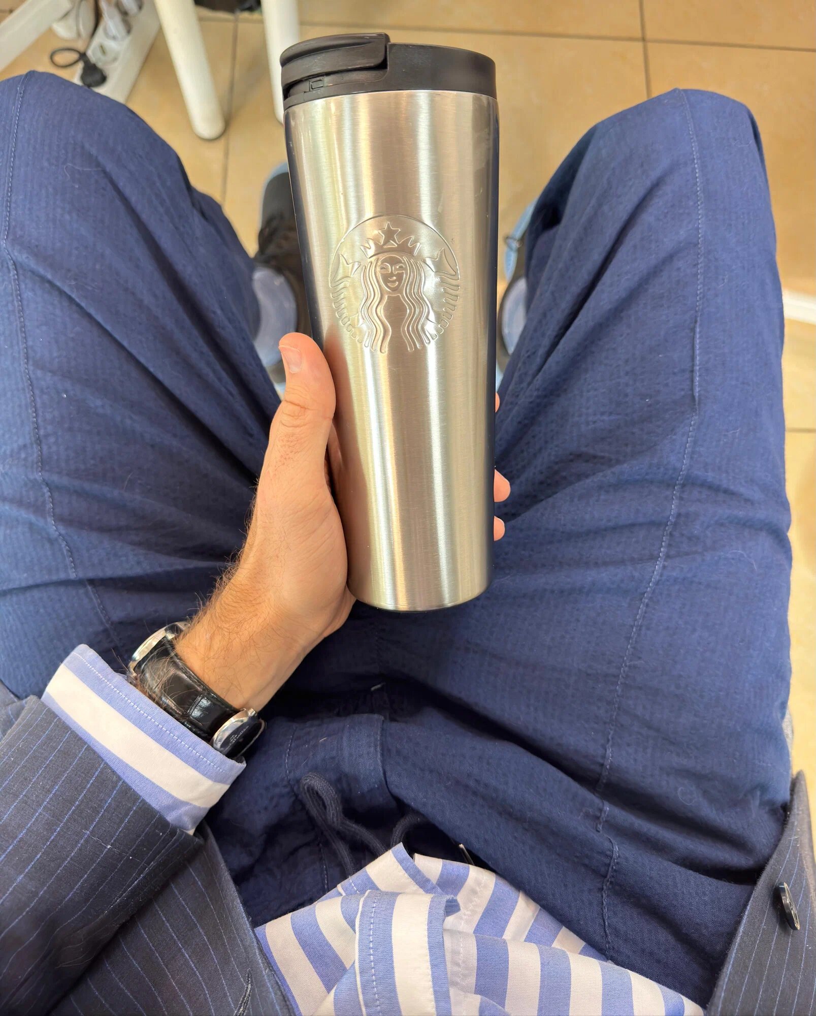 STARBUCKS Starbucks термос с клапаном 473 мл Starbucks металлический термос