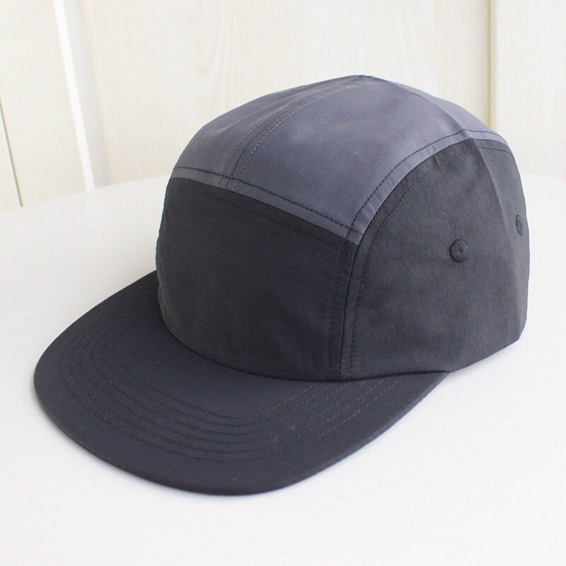 Шляпа "Летающая", хип-хоп стиль, черная/серая, размер M