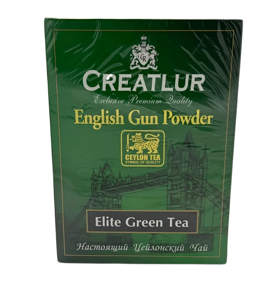 Чай зелёный Creatlur English Gun Powder - Elite Green Tea, 250 гр.
