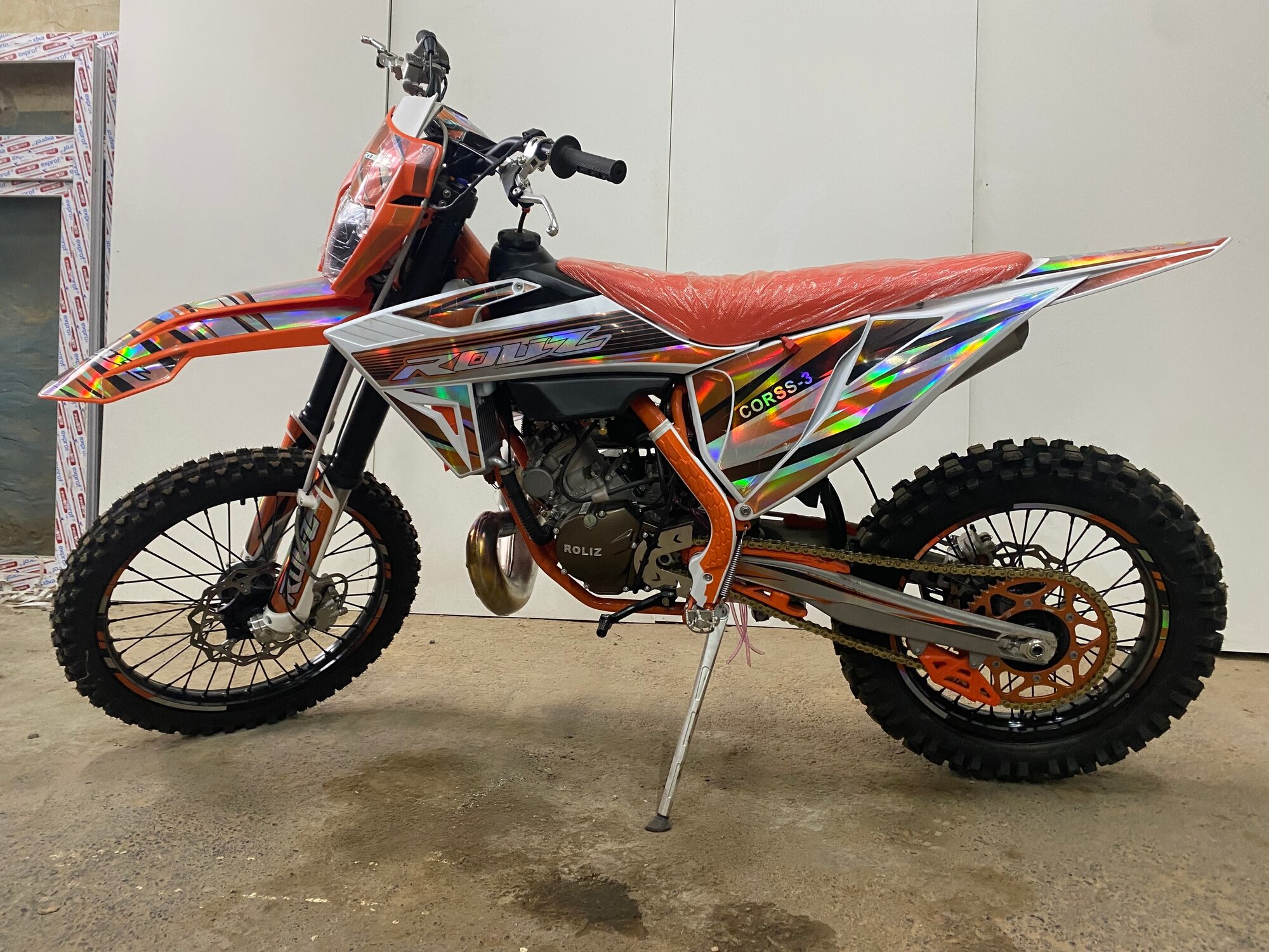 Мотоцикл ROLIZ CROSS-3 LX1E66MM 2-х тактный 250 cc без ПТС в коробке