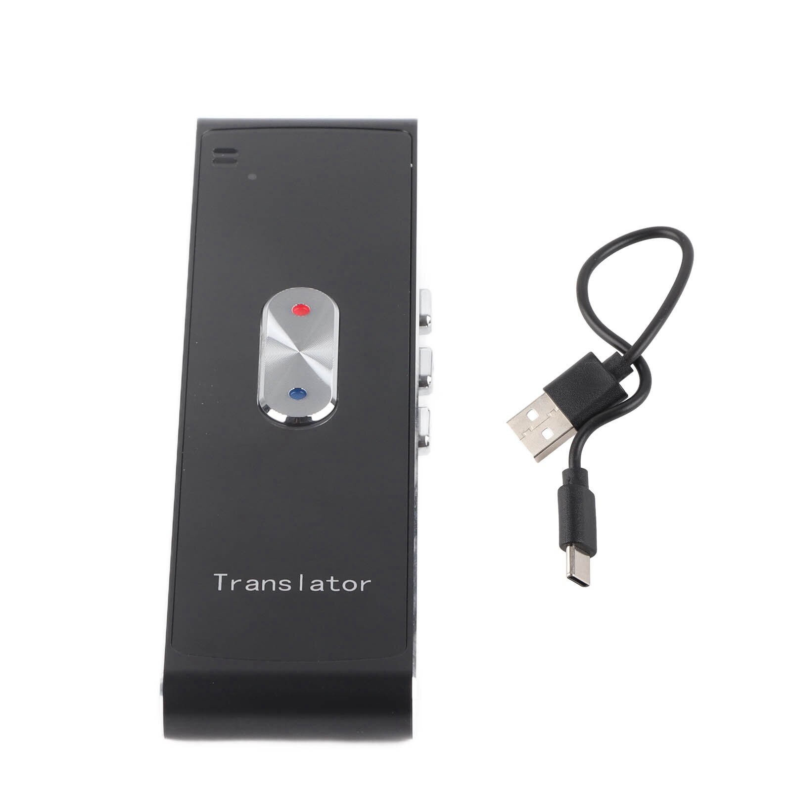 Многоязычный двусторонний переводчик в реальном времени T8S Black, интеллектуальный преобразователь языков с усовершенствованной технологией распознавания речи