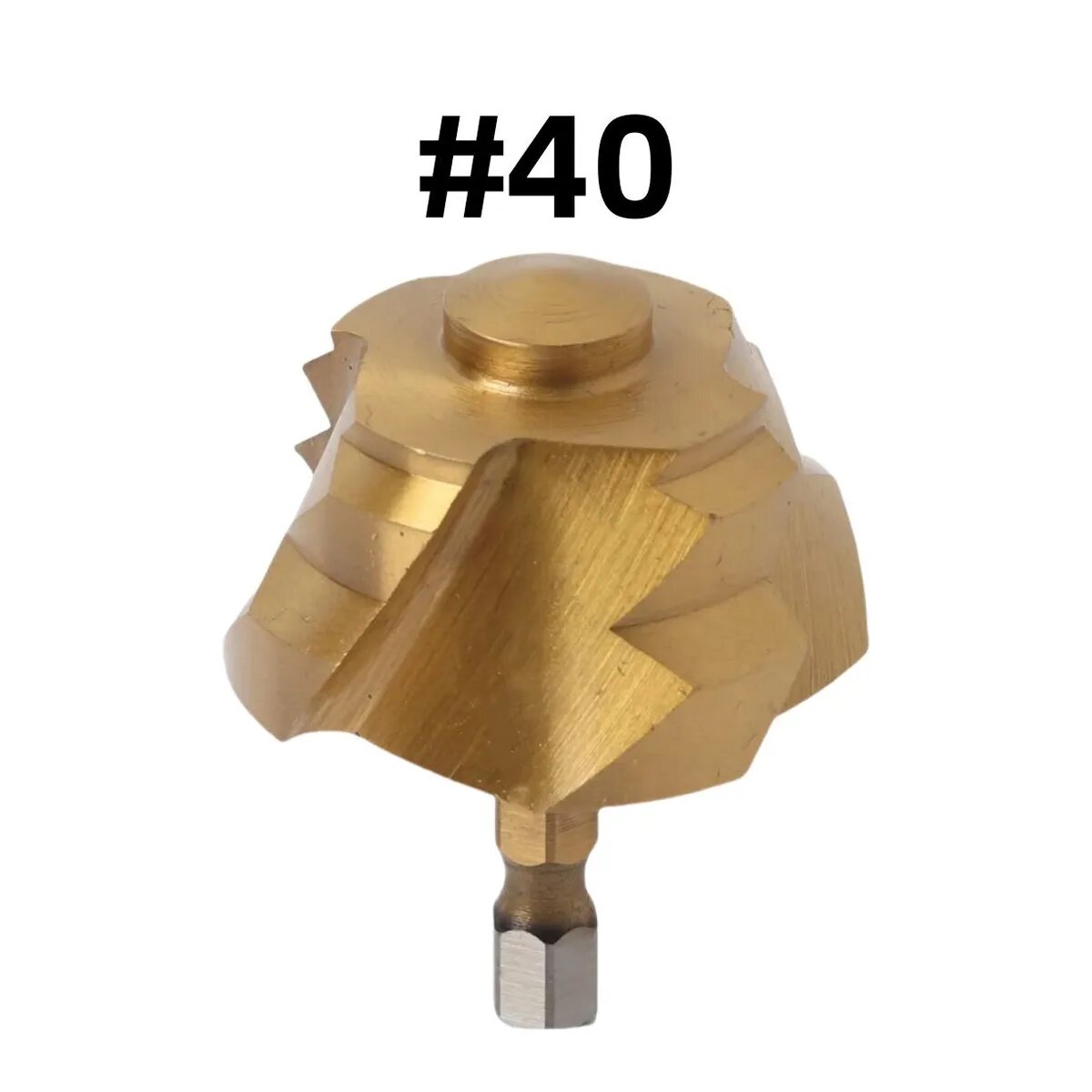 40 мм спиральная канавка четырехгранное подъемное спиральное сверло PPR соединительный инструмент с шестигранным хвостовиком для водопроводной трубы 1,2 дюйма