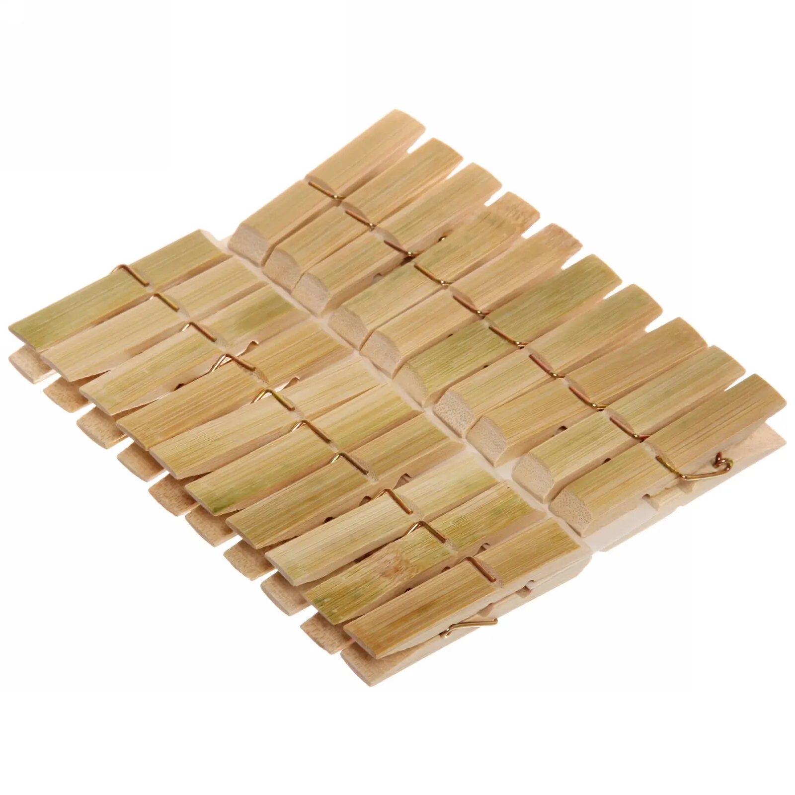 Прищепки бельевые Селфи, 20шт, бамбук, 7см, надежные и удобные