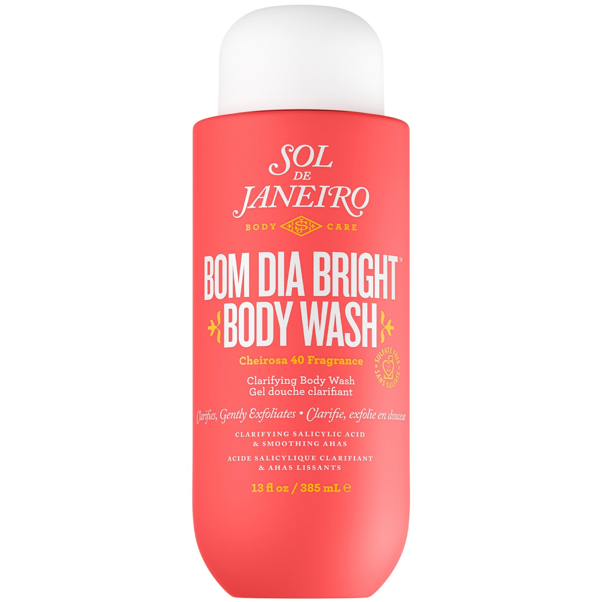 Sol de Janeiro Осветляющий гель для душа Bom Dia Bright Clarifying AHA & BHA Body Wash 385 мл
