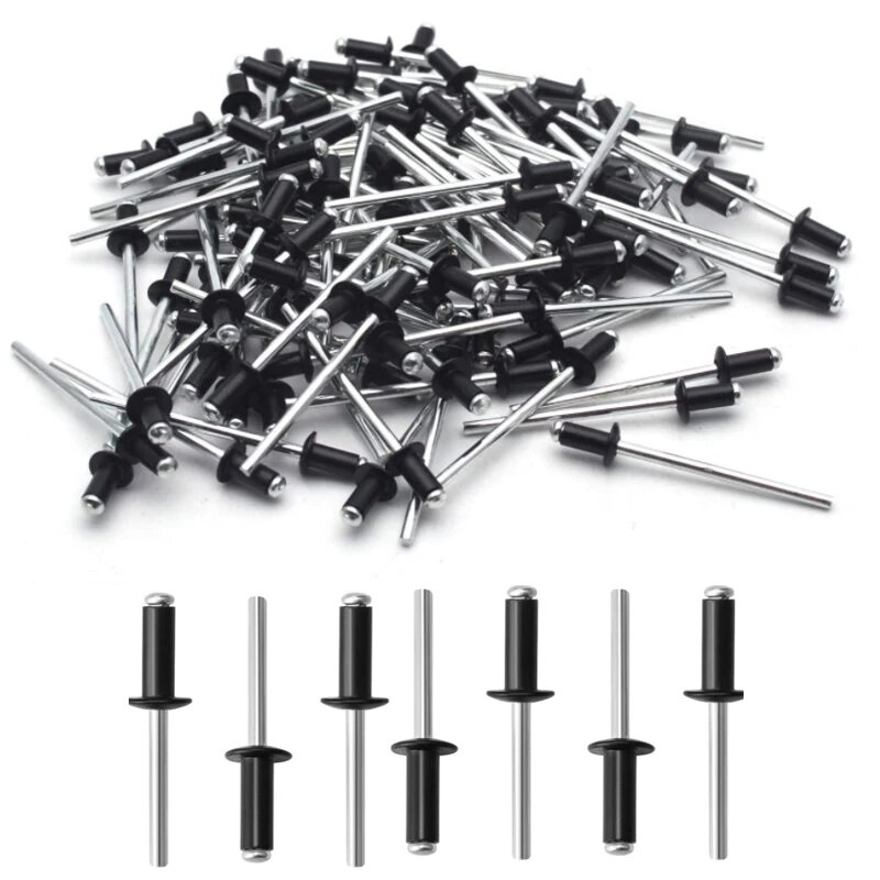 Заклепки алюминиевые M4x8mm, 100шт