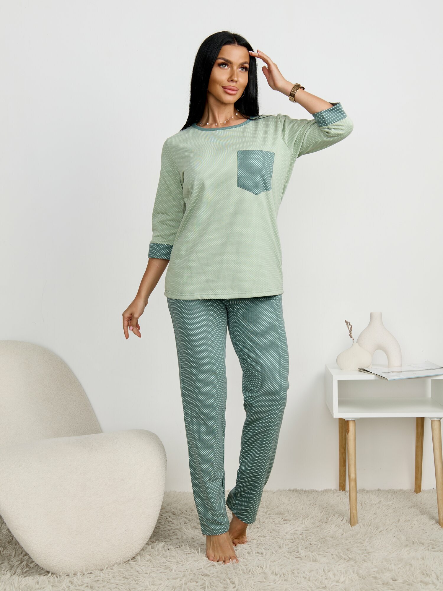 Пижама женская теплая с начесом