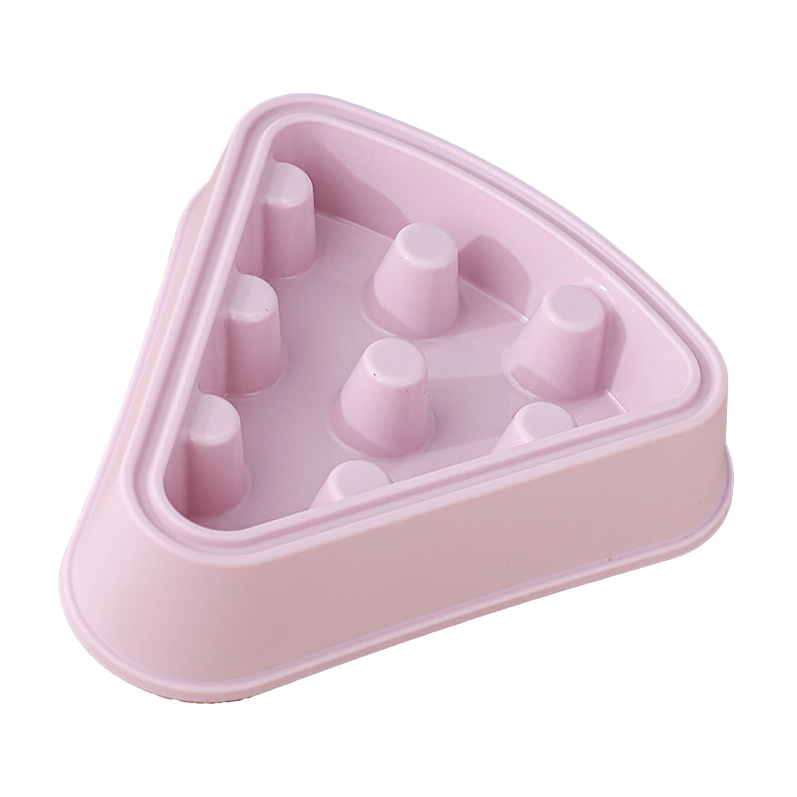 Миска для кормления с замедленным процессом, форма пиццы, предотвращает удушье, большая ёмкость для собак и кошек, фиолетовая