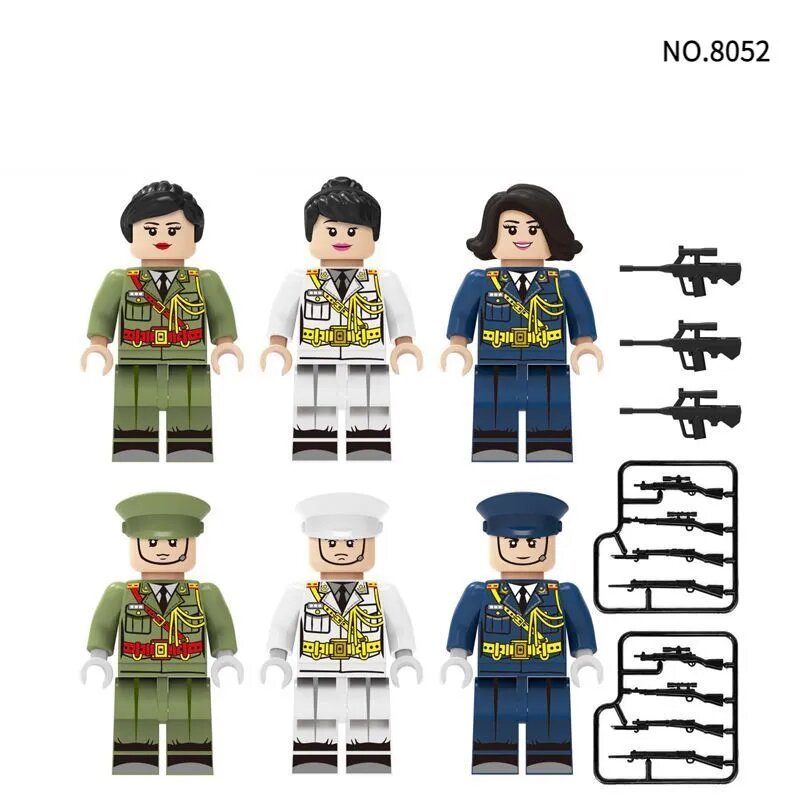 Модель оружейного аксессуара в виде минифигурки из строительных блоков, цветная модель оружия, подходит для минифигурки из строительных блоков, совместима с Le Go