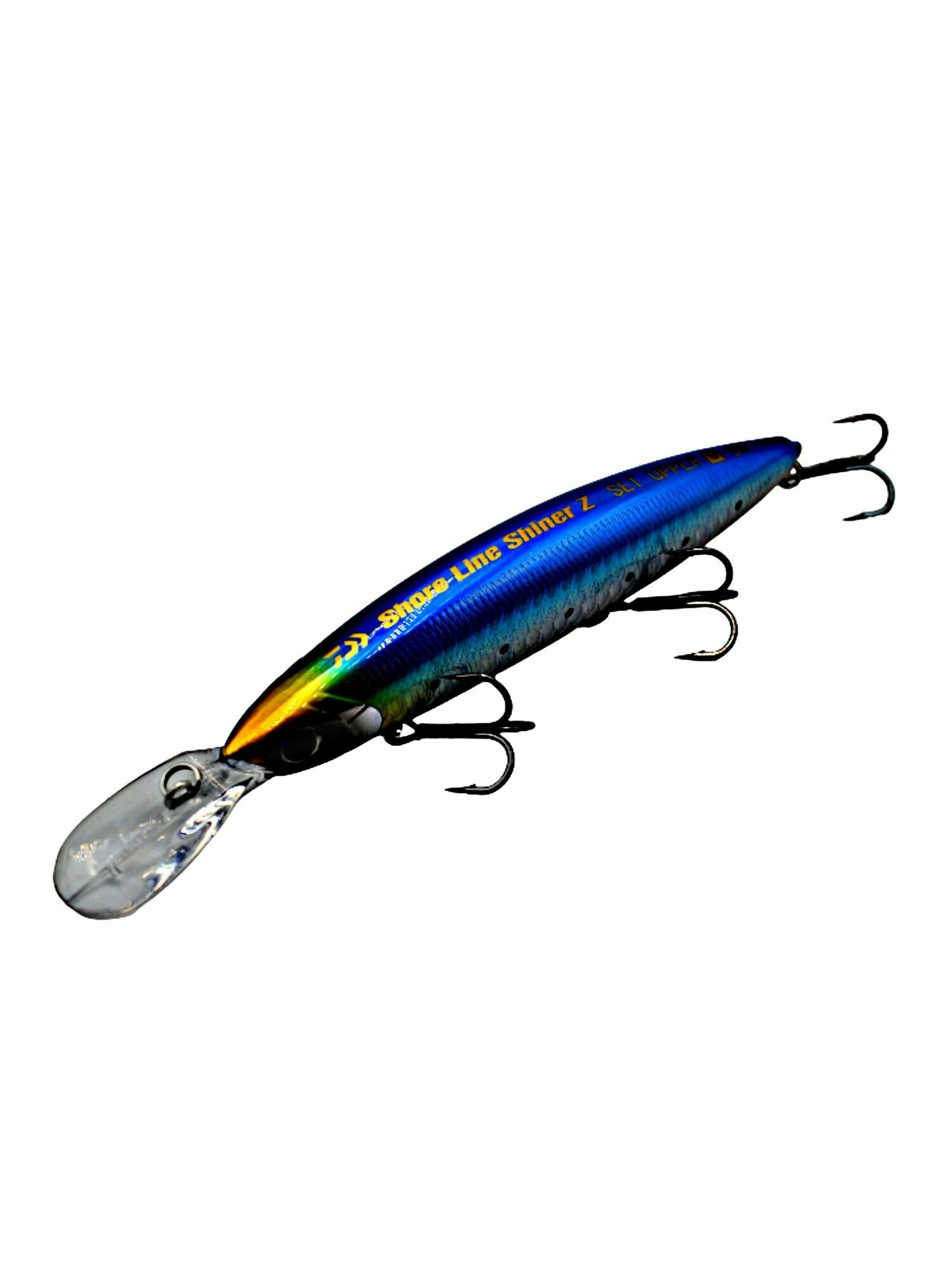 Воблер Daiwa Shore Line Shiner Set Upper110 S DR 110 мм, 22.8 г, suspending, тройники #6 для твичинга щуки, окуня, жереха