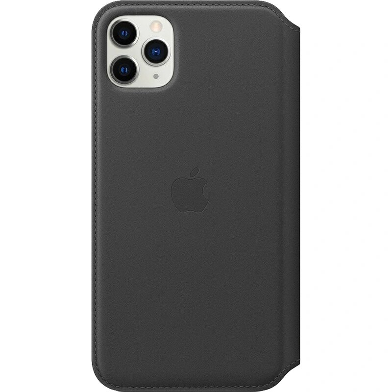 Чехол-книжка Apple Leather Folio для Apple iPhone 11 Pro Max черный (MX082ZM/A)