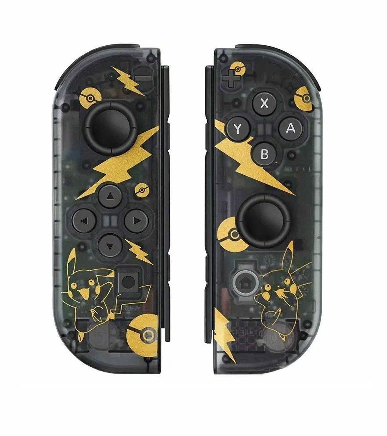 Геймпады контроллеры Joy-con для Nintendo Switch и Nintendo Switch OLED Черный и Золотой Pikachu джойстики цвет 7