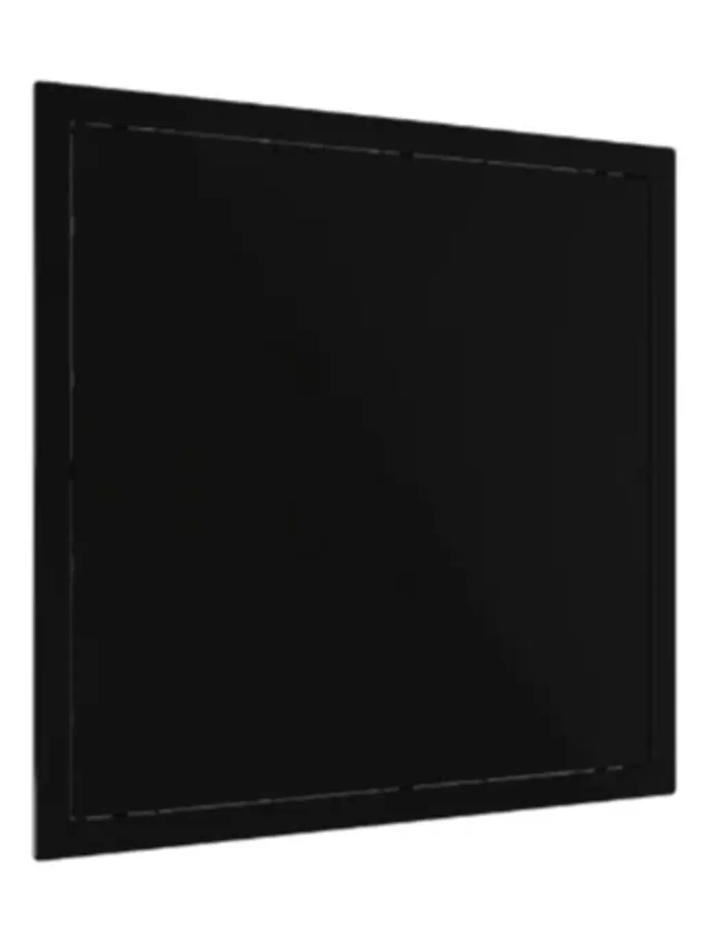 Люк ревизионный "визионер" LN, черный, ABS-пластик, 30 см x 30см, нажимной механизм