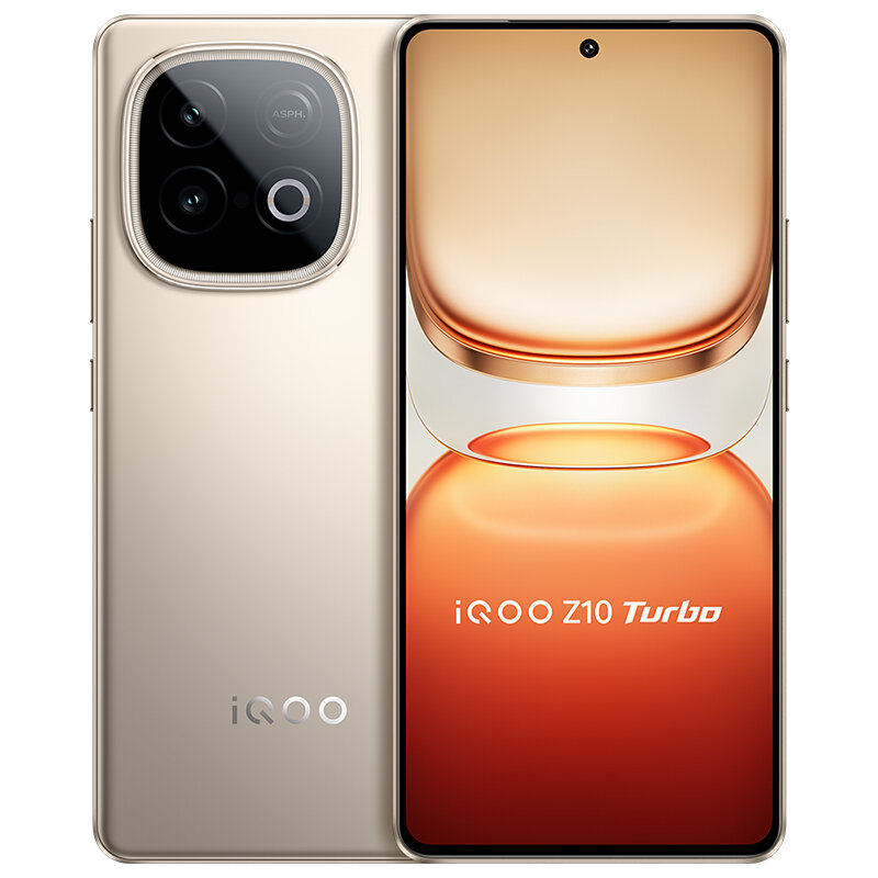 Смартфон Vivo iQOO Z10 Turbo (CN), ультратонкий аккумулятор емкостью 7620 мАч, DNT 8400, 12 ГБ + 512 ГБ, пустынный цвет