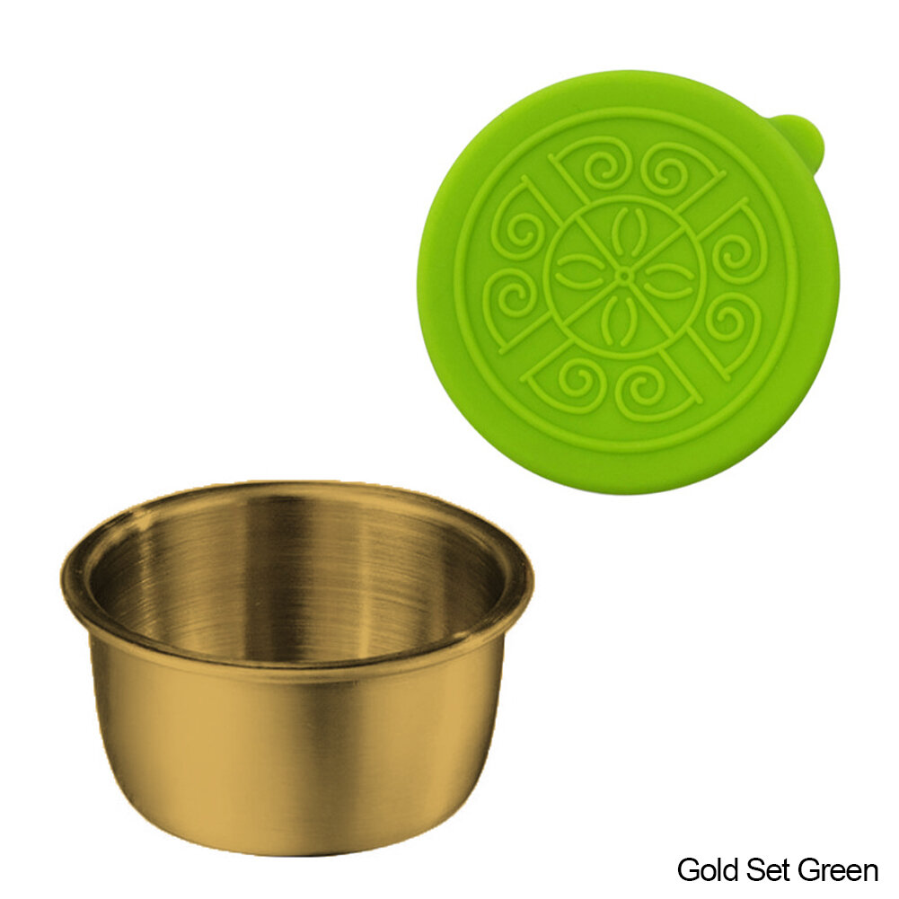 Компактный контейнер из нержавейки для соуса, герметичный ланчбокс для детей, пикников, походов и на каждый день