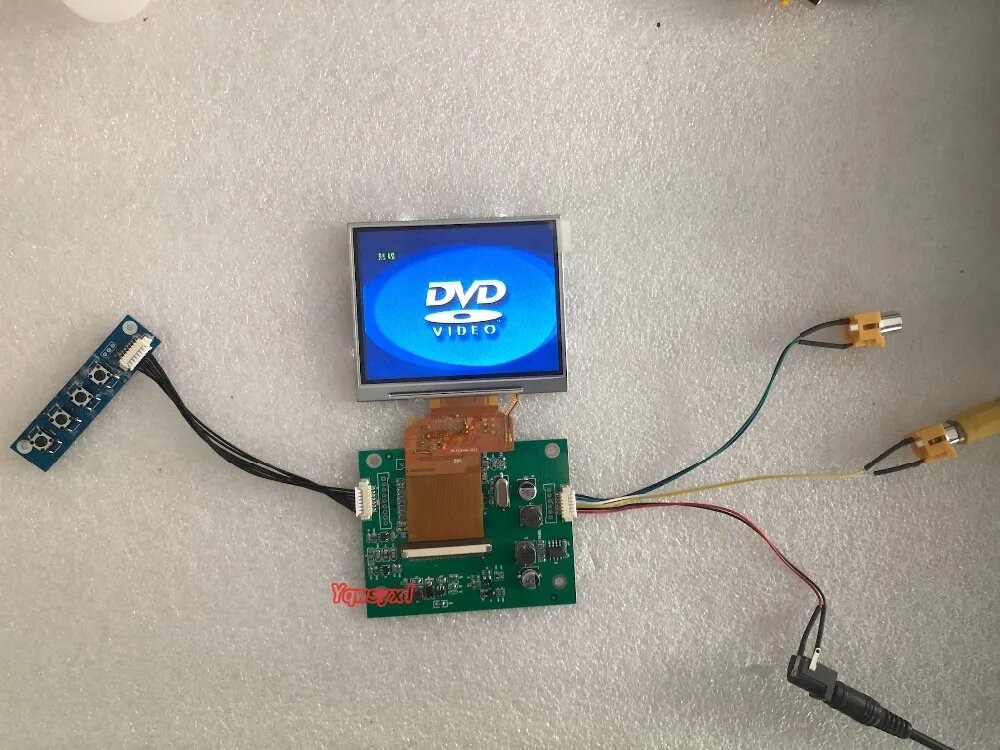 Yqwsyxl Новый 3,5-дюймовый ЖК-экран LQ035NC111 320x240, плата контроллера 2AV ЖК-дисплея для Satlink WS 6906, спутниковый искатель, ЖК-экран