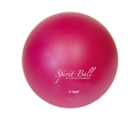 Мяч для пилатеса, гимнастики TOGU Spirit-Ball, фитбол, диаметр 16 см, красный перламутровый