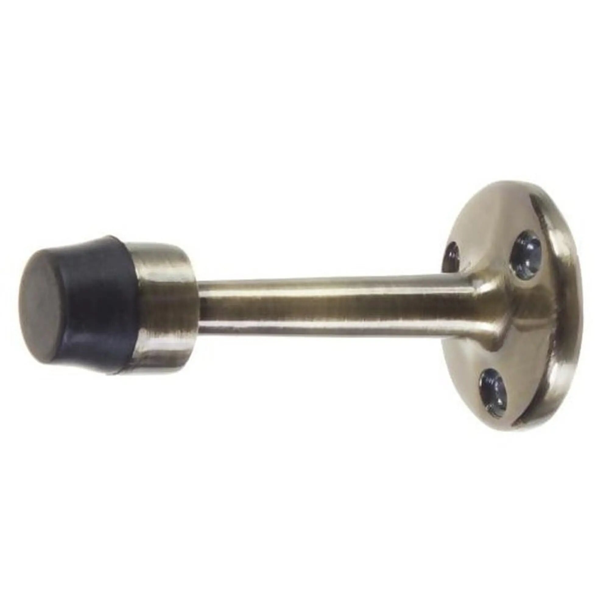 Стопор дверной металл/резина, цвет антик бронза - устойчивое закрепление двери