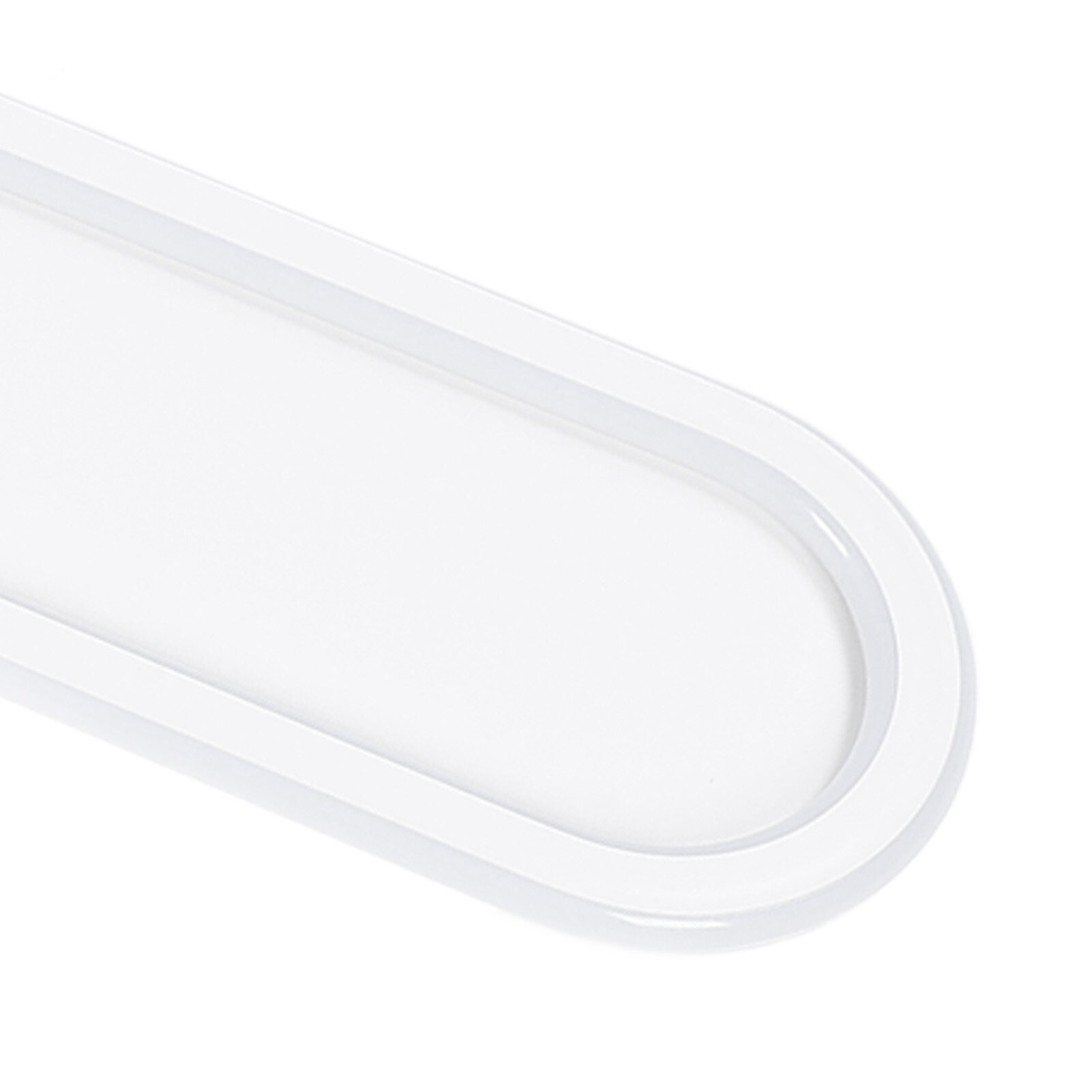 Линейный светодиодный потолочный светильник, современный, 3000 К до 6500 К, регулируемый, длинный потолочный светильник с пультом дистанционного управления для спальни, прихожей, белый