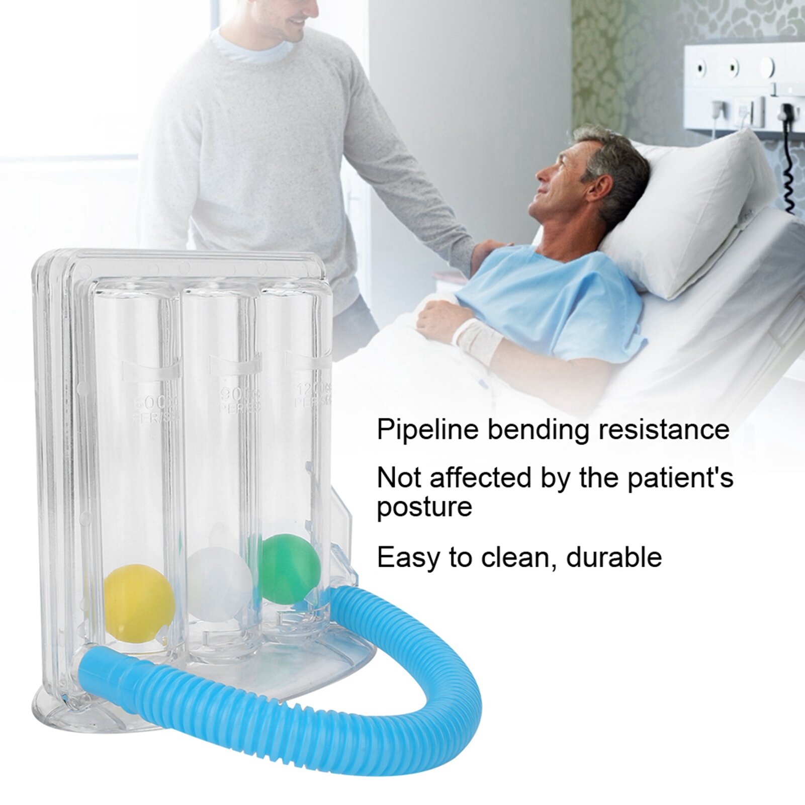Breathing Trainer Vital Capacity Exercise Instrument Lung Function Respiratory Exerciser — фото 1