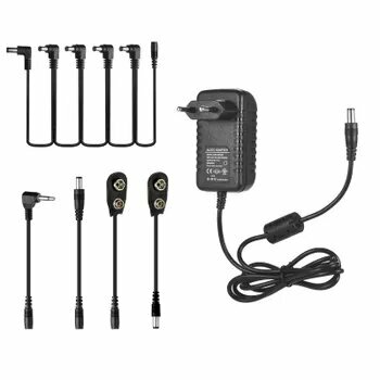 Caline CP-07A Блок питания для гитарных эффектов DC 9V 1A с 5-канальным гирляндным