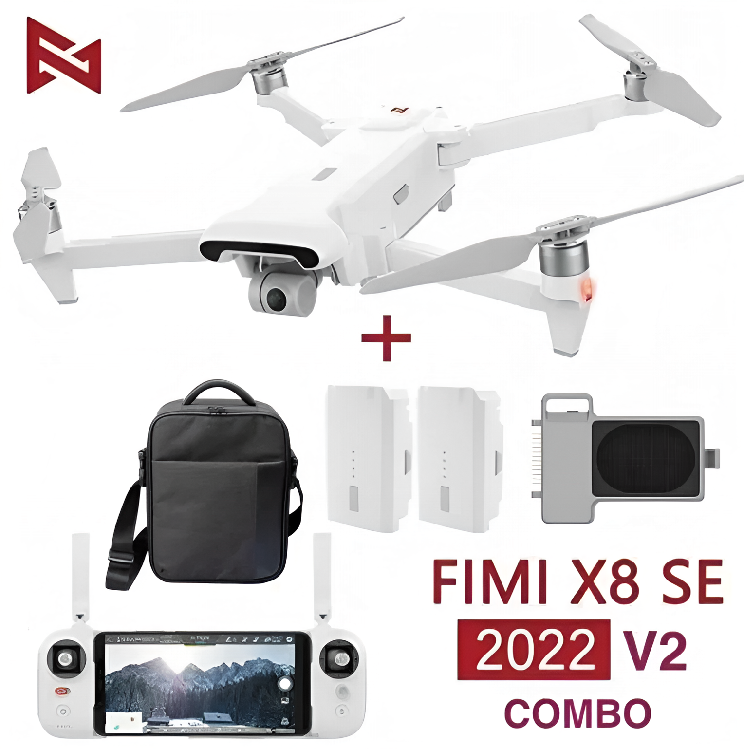 Fimi X8 SE 2022 v2 с мегафоном комбо Квадрокоптер с камерой фими combo мегафон