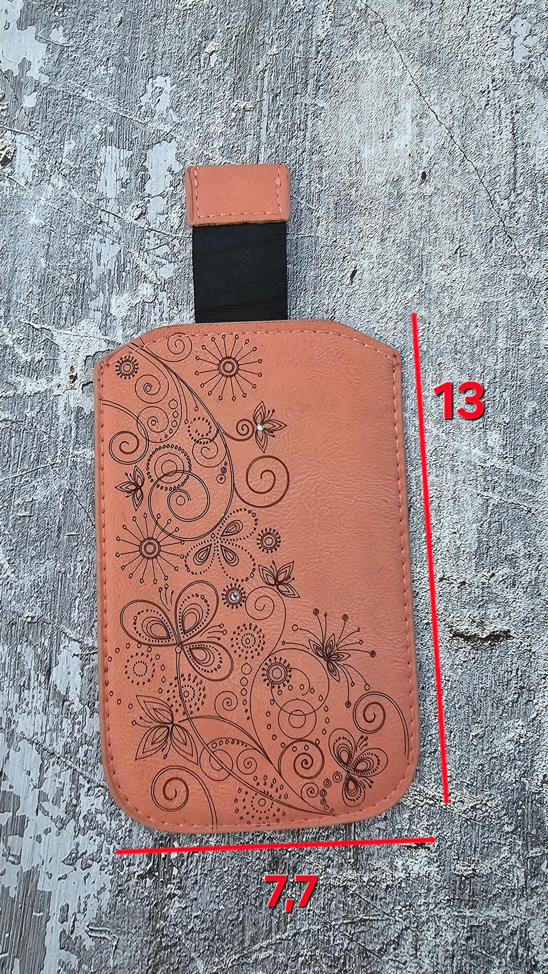 Футляр 13x7,7, коралловый
