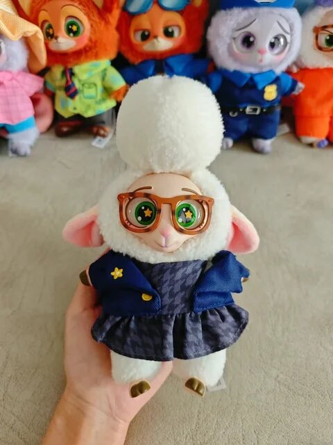 Оригинальный брелок MINISO Disney Zootopia 2 из винила, плюшевый, в коробке, подарок для девочек, коллекционные игрушки для животных, трендовые, загадочные, детские игрушки,