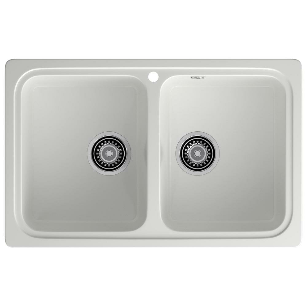 Кухонная мойка GranFest STANDART 780K, иней