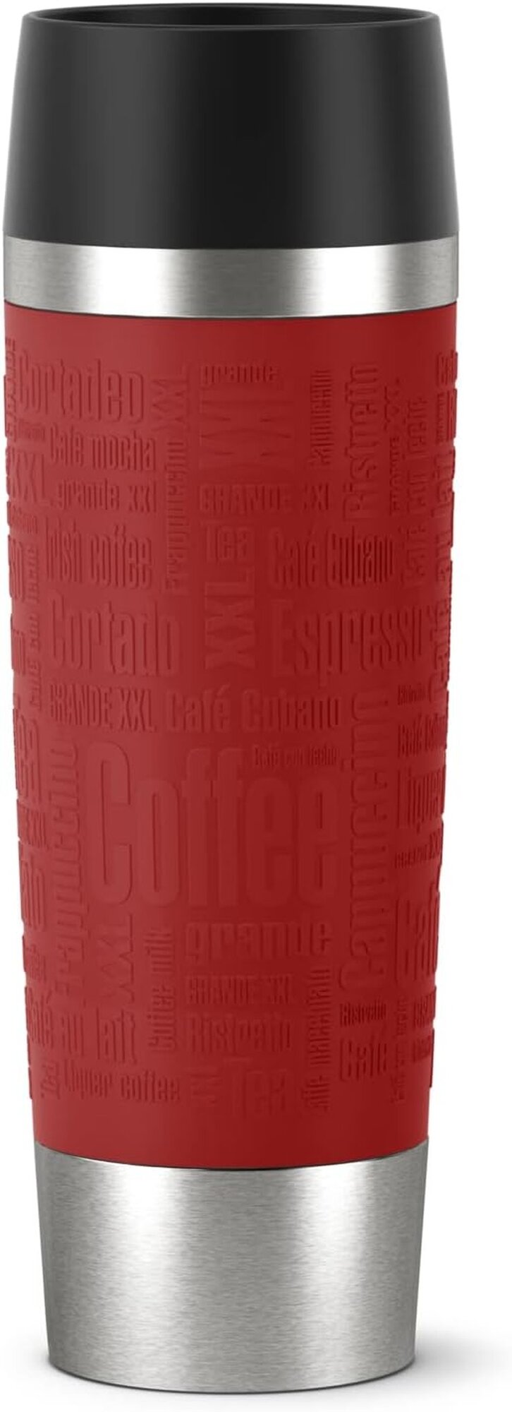 Термокружка Emsa Standard-Design 515617 - 0,5 л из нержавеющей стали, цвет красный